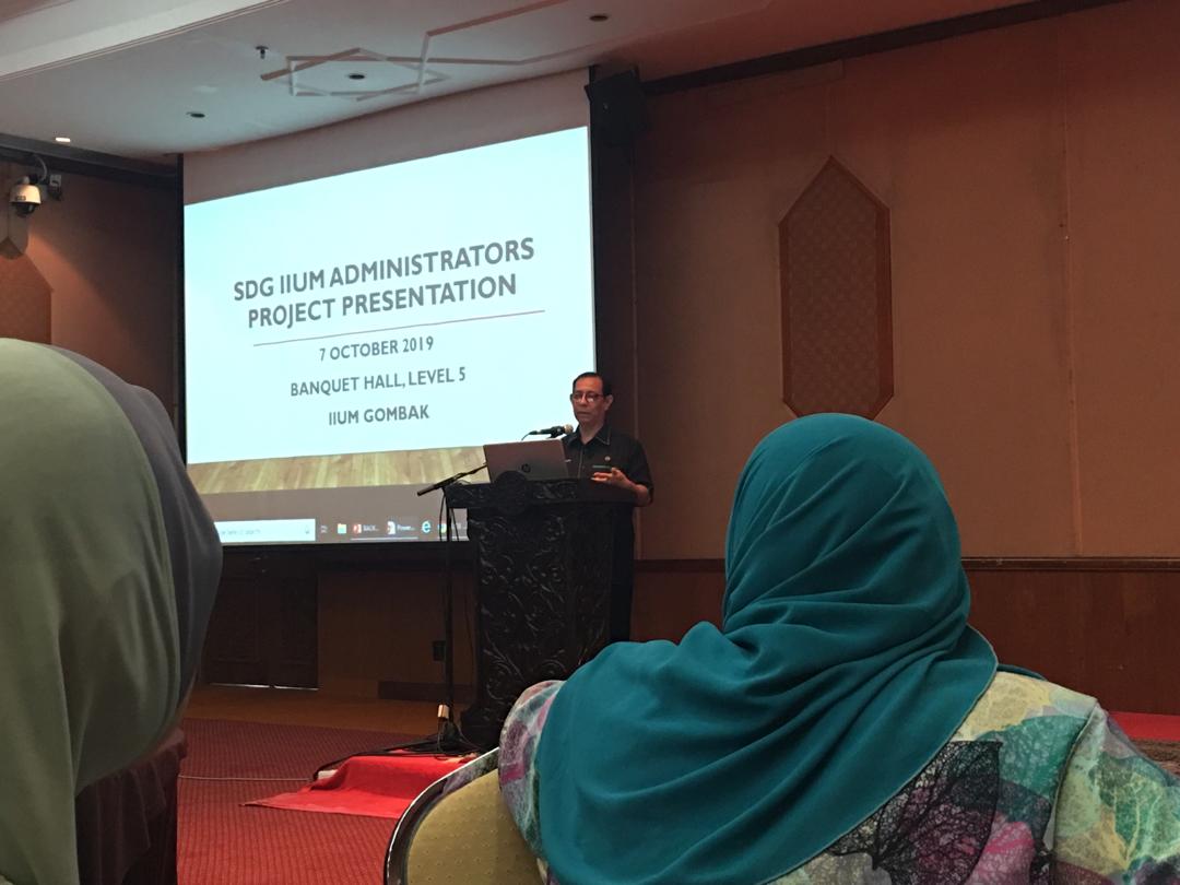 FIRST WORKSHOP : PRESENTATION OF IIUM SDG ADMINISTRATORS PROJECTS ...
